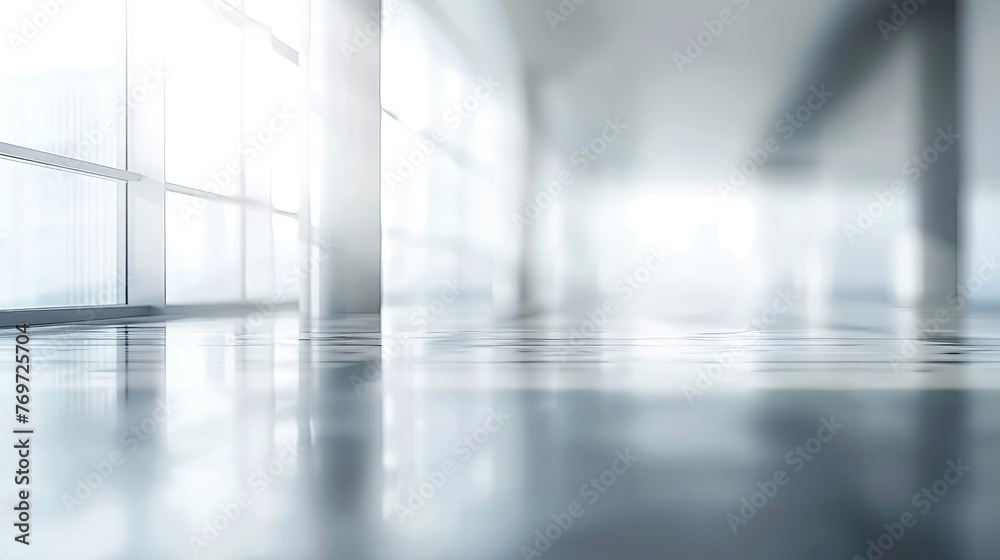 Blur abstract background, blurred grey gradient bright light with copy ...