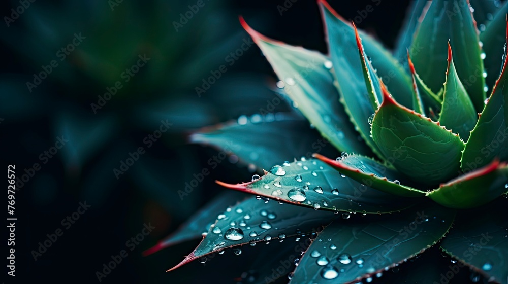 Cactus plant Agave attenuata soft details texture. Natural abstract ...