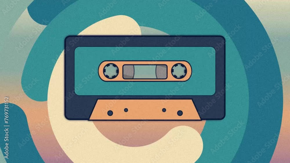 Oldschool equipment. Oldschool equipment. Vintage music cassette tape ...