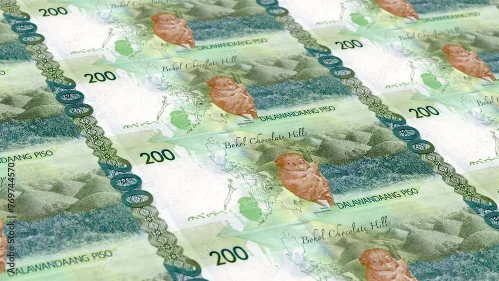 Philippines Philippine Peso 200 Banknotes Money Printing House ...