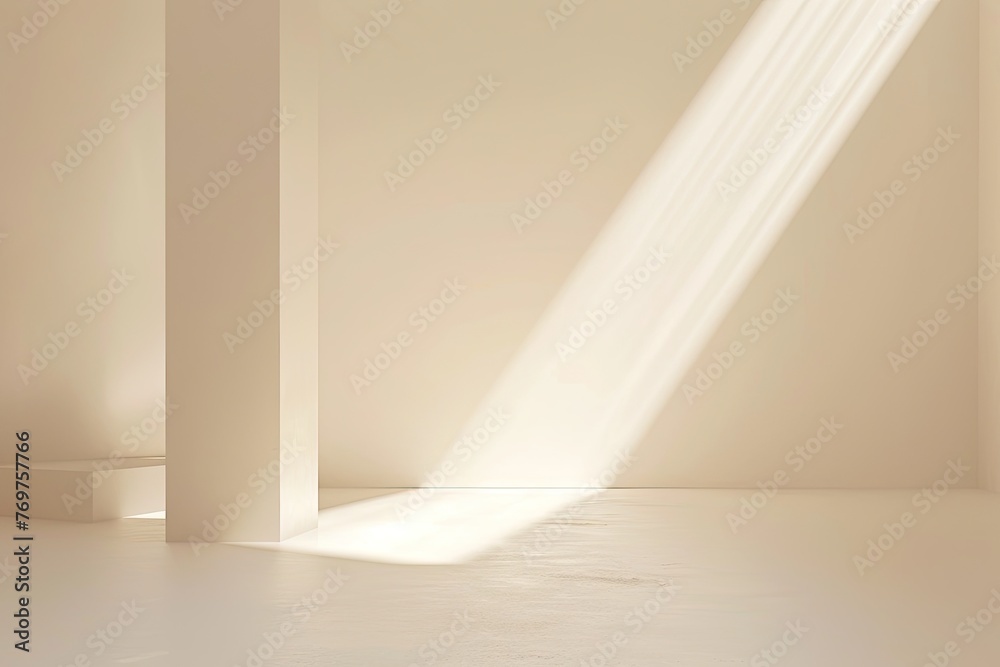 Light beige studio background, minimalism, mockup for photo shoots ...