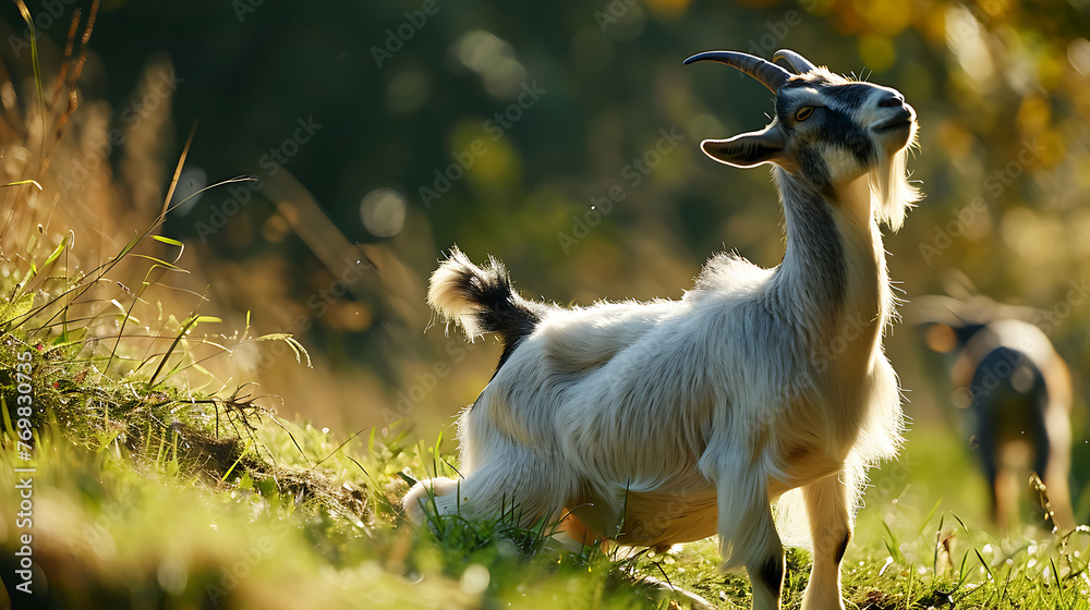 Quirky moment captured as a goat strikes a yoga pose, proving that even ...