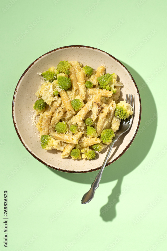 Roman cauliflower, Broccolo Romanesco, Romanesque cauliflower penne ...
