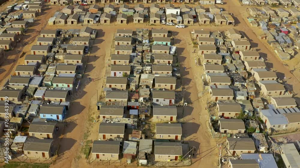 Drone, property in rural area and houses with poor infrastructure ...