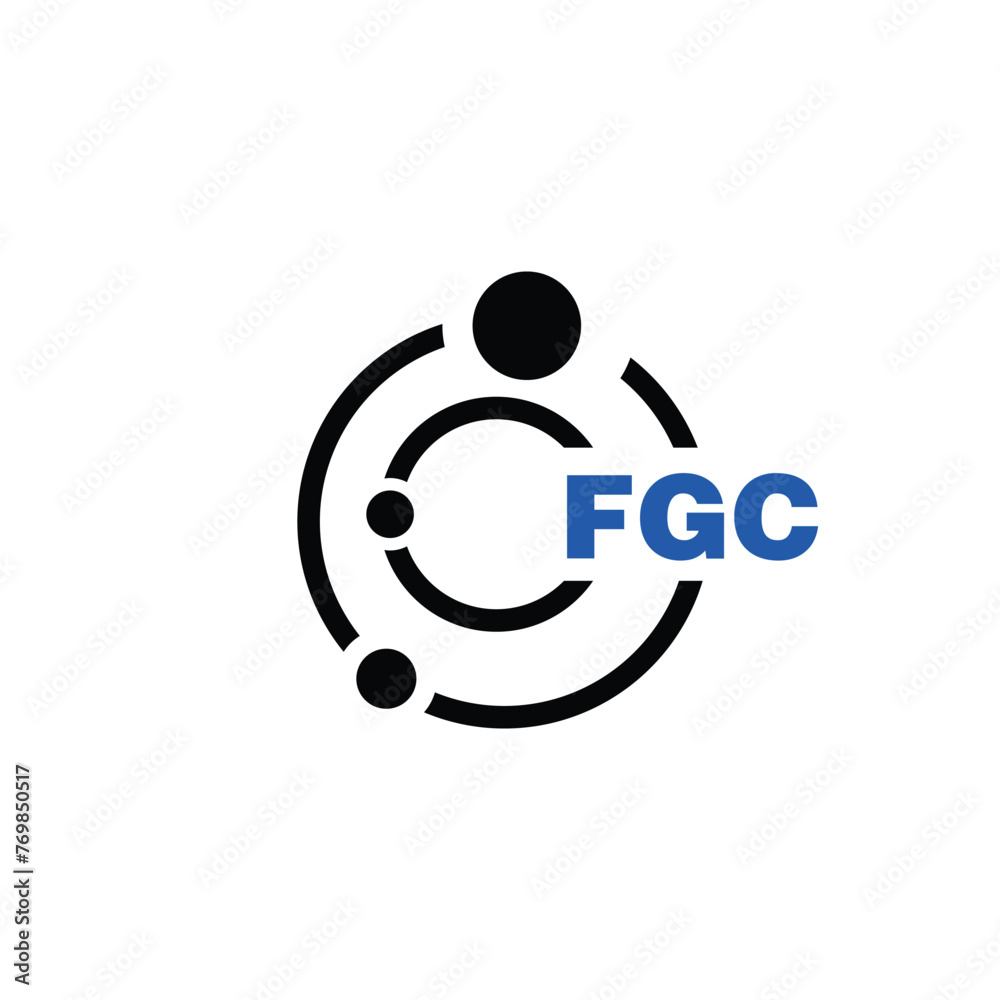 FGC letter logo design on white background. FGC logo. FGC creative ...