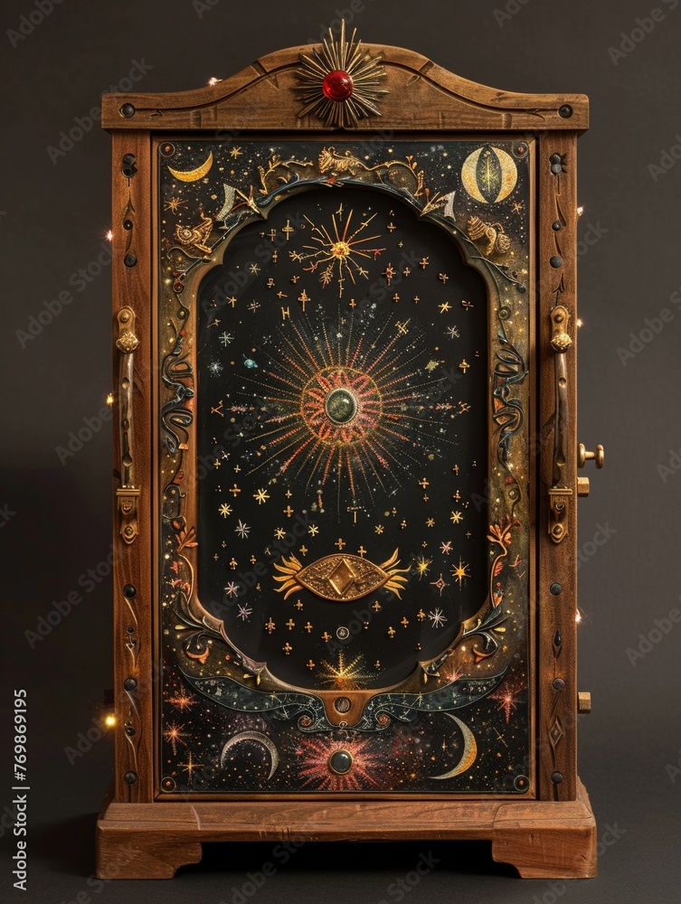 A cryptic puzzle box that unlocks the doorway to a fantastical ...