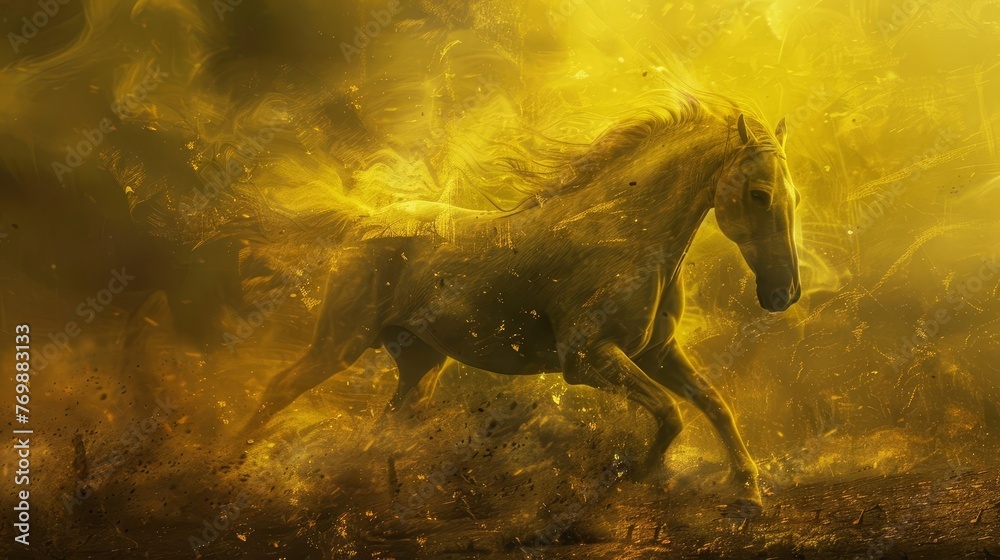 Yellow horse of Revelation, Biblical apocalyptic prophecy, disease and ...
