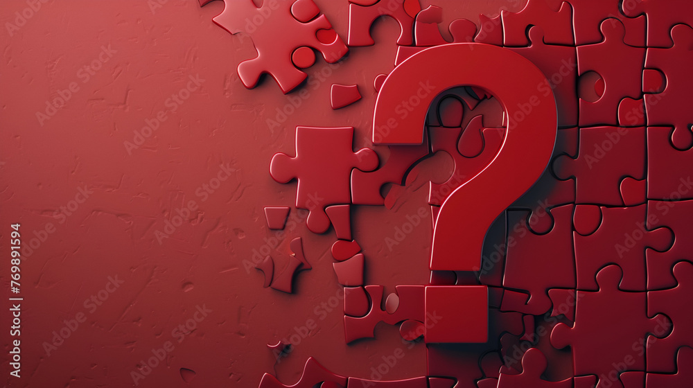 3d human with a red question mark, Question Mark Speech Bubble, red ...