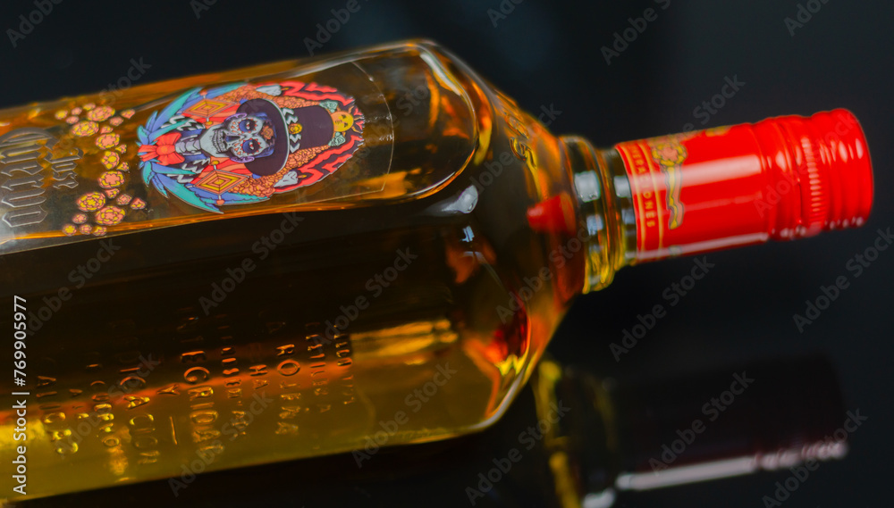 LONDON, UK - 08 MARCH 2024 Jose Cuervo Especial tequila in a limited ...