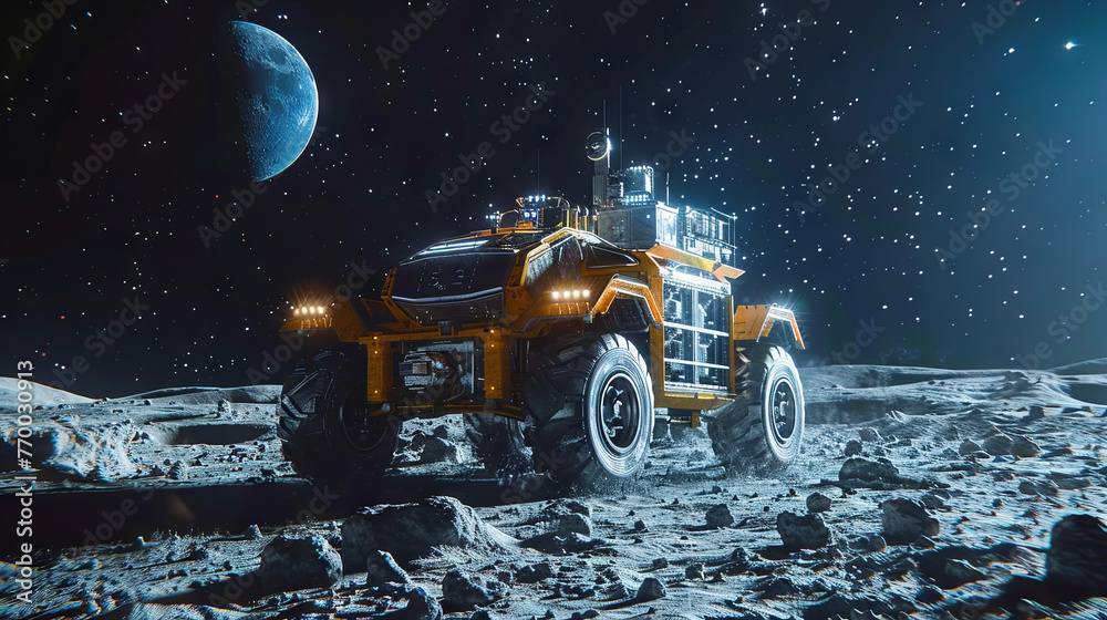 A Moon rover, also known as a lunar rover, is a specialized vehicle ...