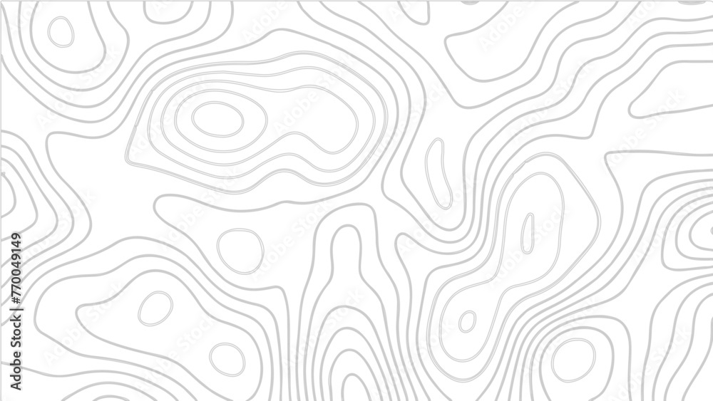 Topography vector background, banner. Imitation of a geographical map ...