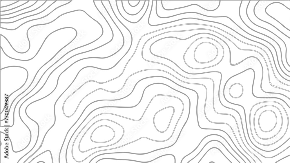 Topography vector background, banner. Imitation of a geographical map ...