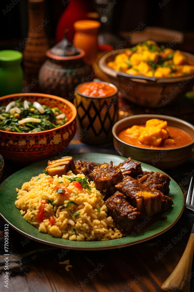 Foto de A Captivating Array of Traditional Ghanaian Cuisine: From Fufu ...