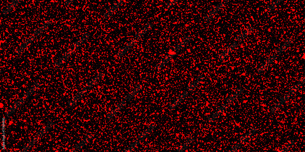 Red Grainy Texture Isolated on Black Background. Dust Overlay. Dark ...