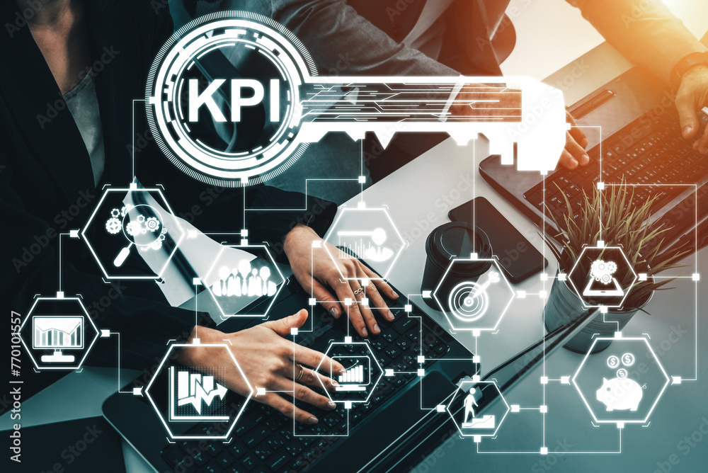 KPI Key Performance Indicator for Business Concept - Modern graphic ...
