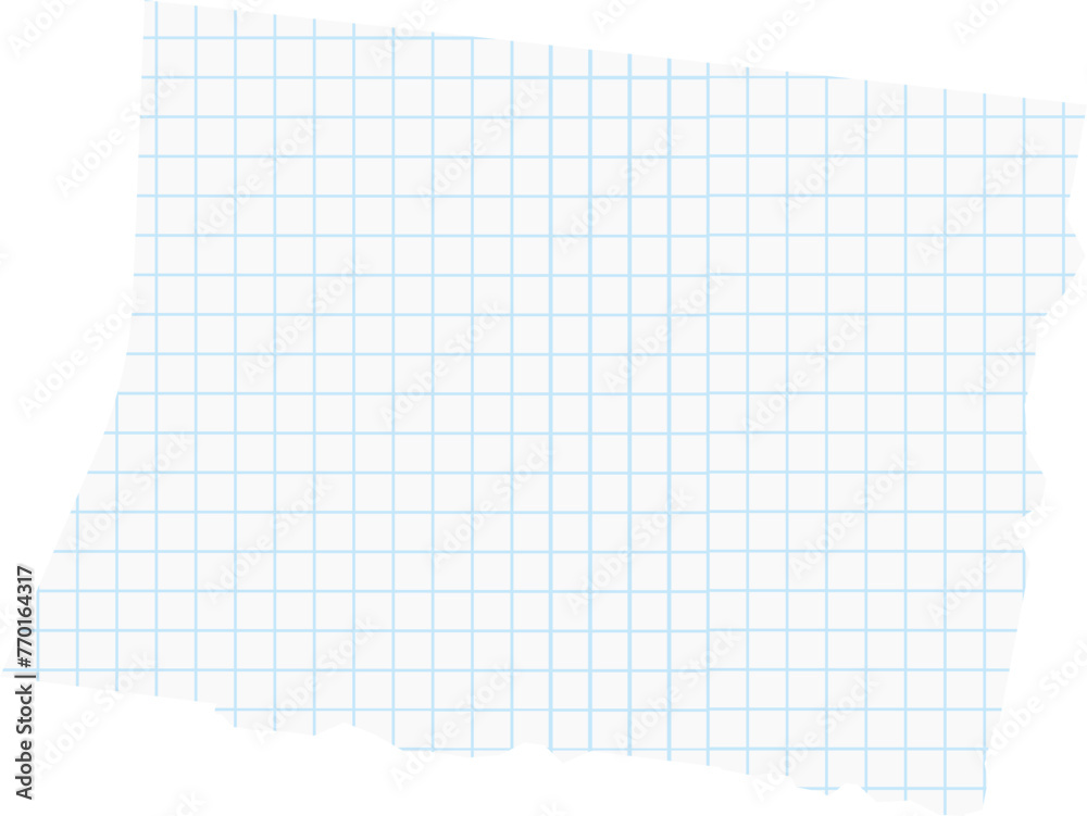 Ripped Graph Paper Stock Vector | Adobe Stock