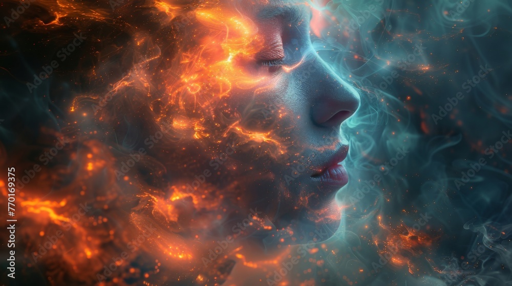 A fusion of abstract and surreal images representing the mindbending ...