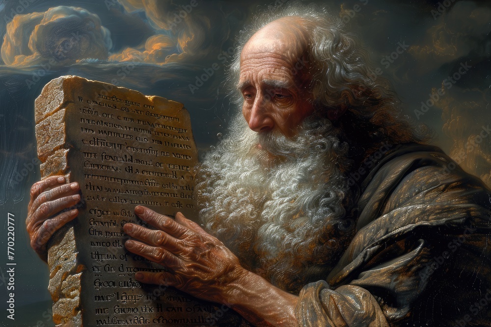 God gave Moses the Ten Commandments on Mount Sinai, a pivotal moment in ...