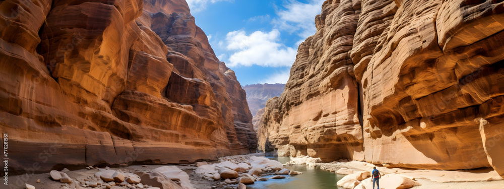 Wadi Disah also known as Wadi deert Stock Photo | Adobe Stock