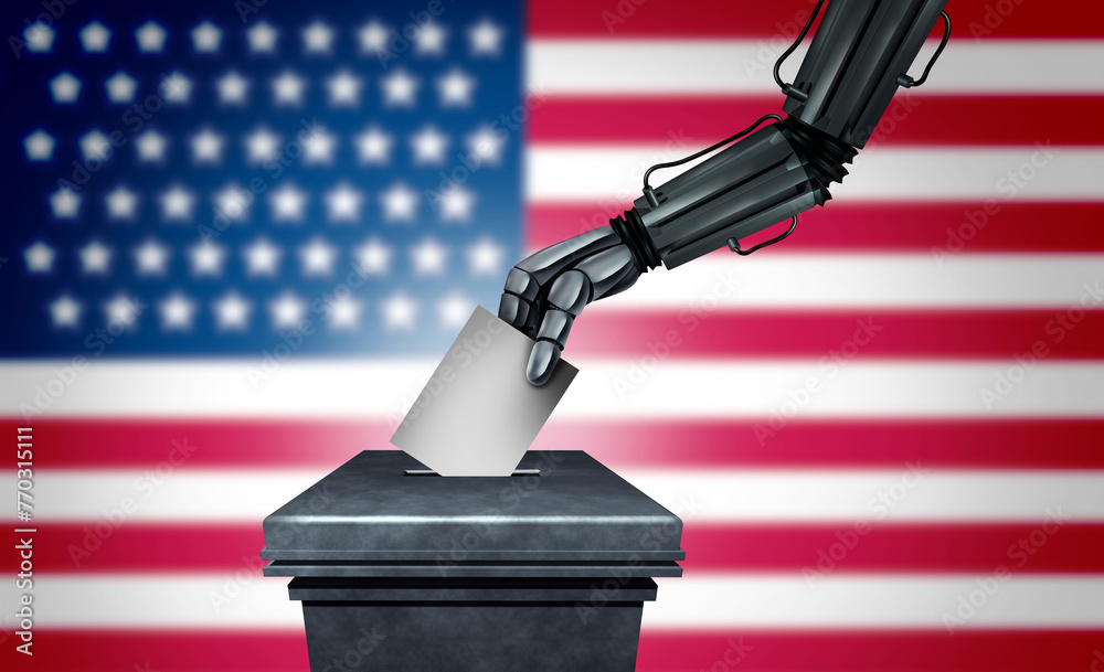 US Election Technology Security and United States AI Vote or American ...