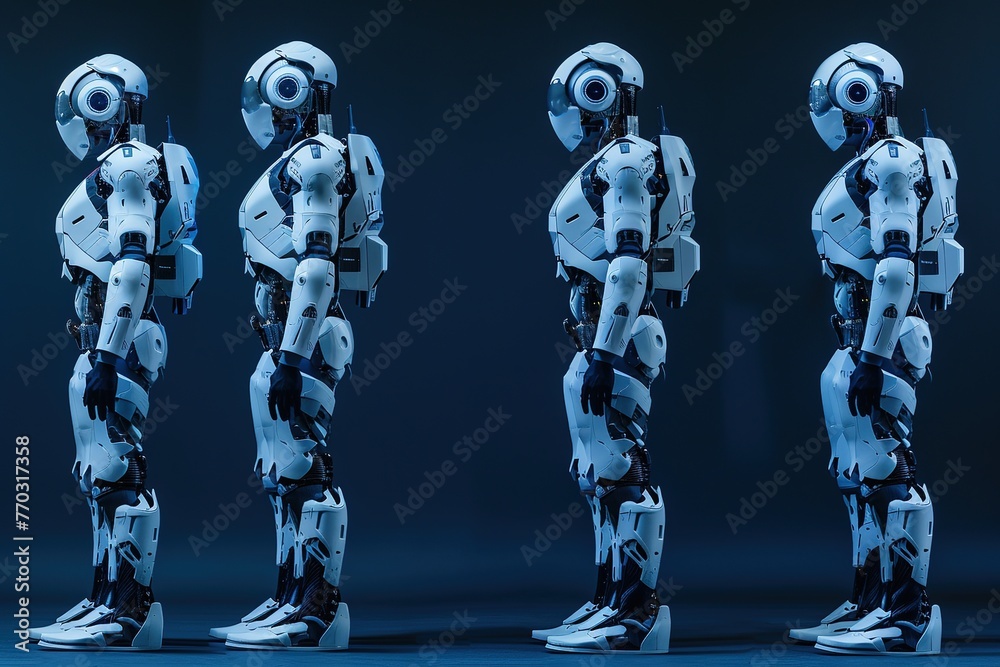 Technology, artificial future futural business banner Panorama ...