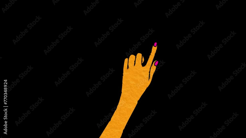 Cartoon hands animations pack with transparent background - Cartoon ...