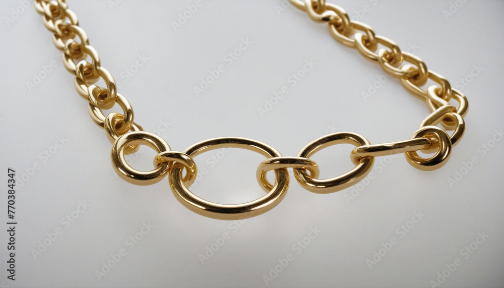 Gold chain on transparent background colorful background Stock ...