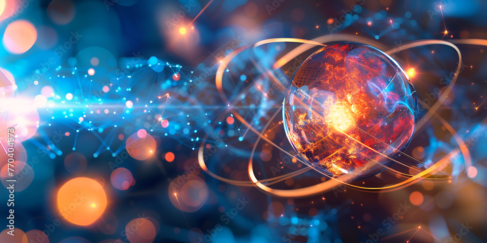 nuclear physics, quantum energy particle, star motion , nanstructure, electron , proton, neutron ...