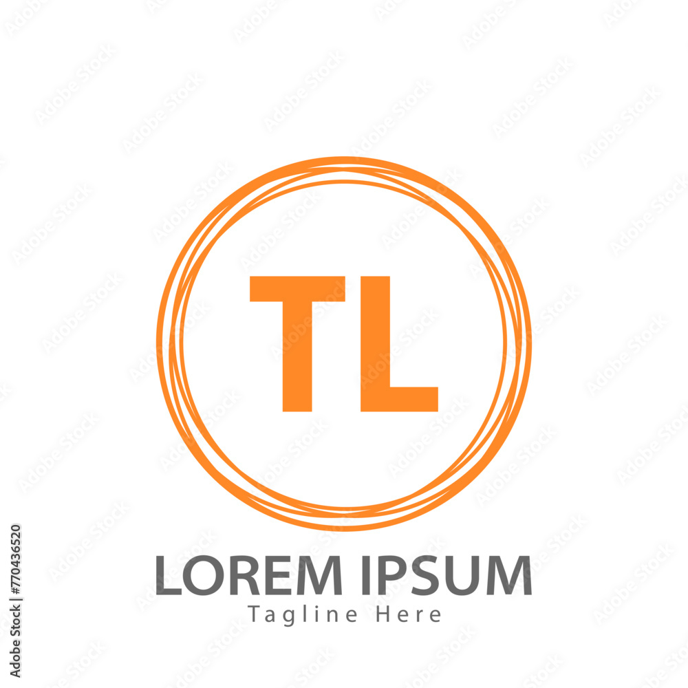 letter TL logo. TL. TL logo design vector illustration for creative ...