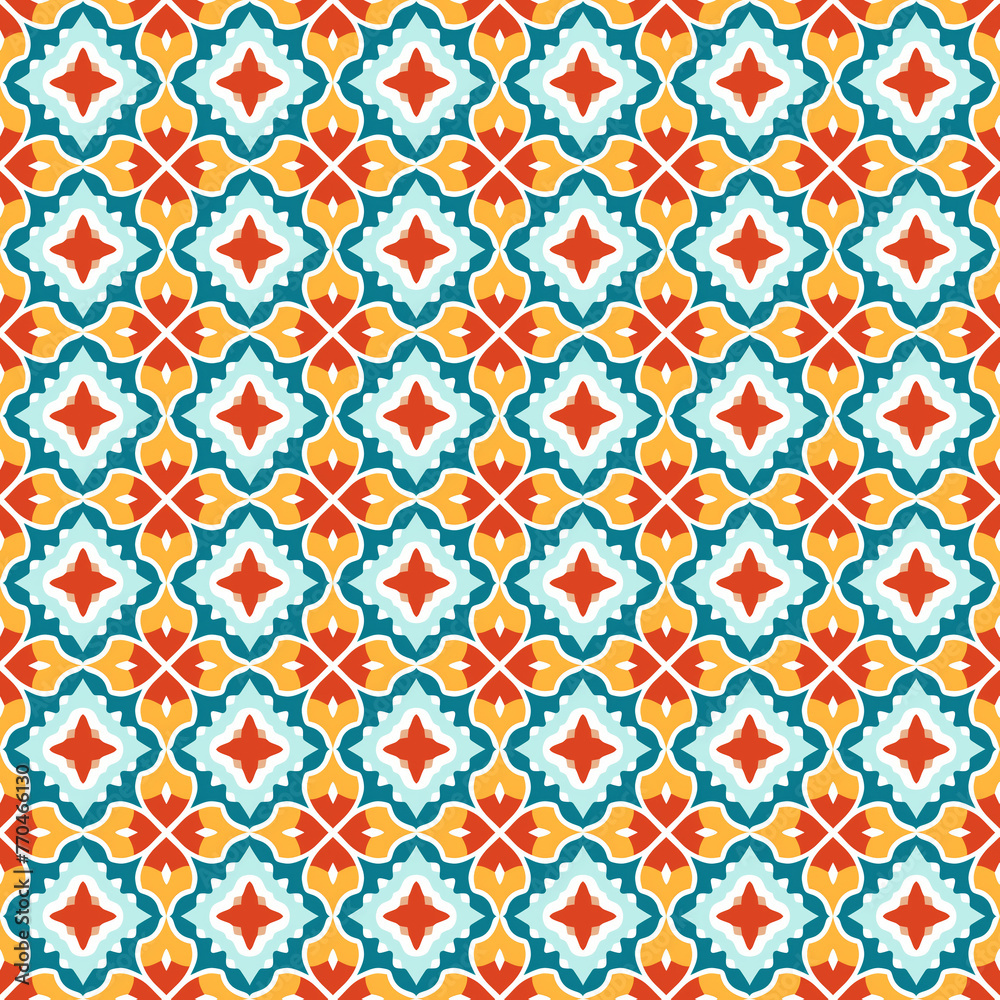 Moroccan background, seamless Moroccan wallpaper, Moroccan pattern ...