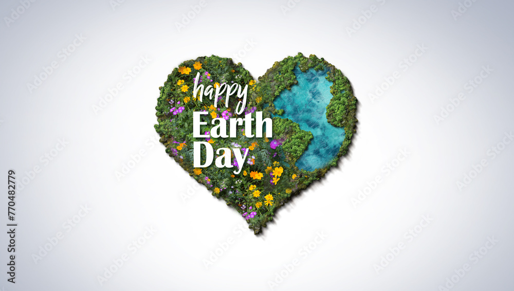 Planet vs. Plastics , Earth day 2024 concept 3d tree background ...