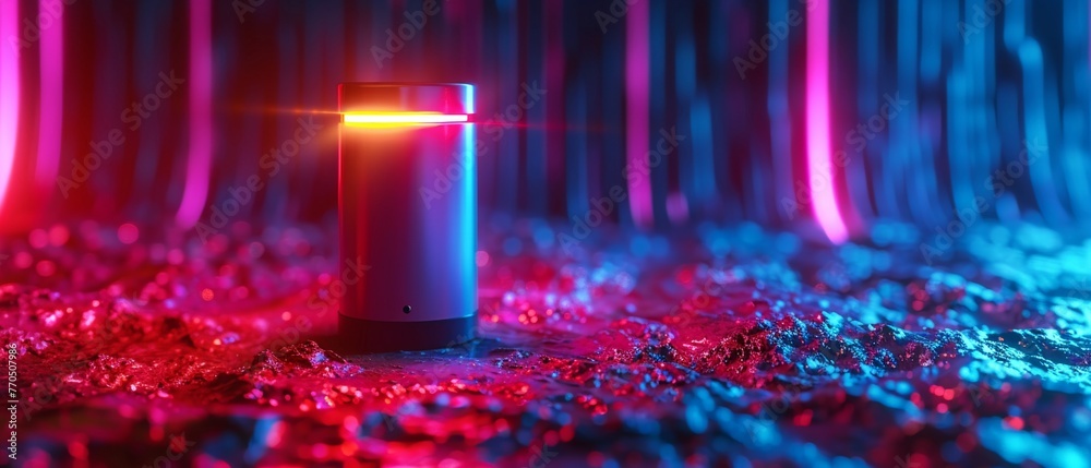 Drained battery icon, vivid display, symbolizing energy depletion Stock ...