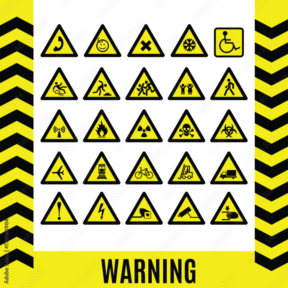 Vetor de guide signs, set of ISO PROHIBITED ACTIONS SIGNS pack ... Vetor de guide signs, set of ISO PROHIBITED ACTIONS SIGNS pack ...