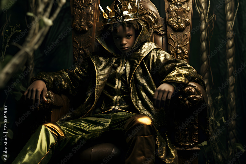 king sitting on his throne, king sitting on the throne, sitting on a ...