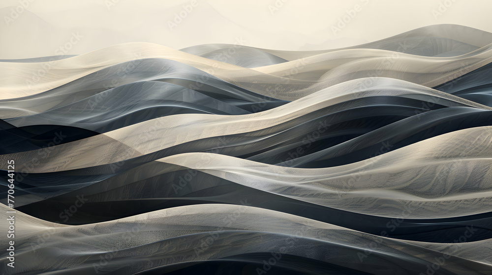 In a play of light and shadow, intersecting lines carve out a ...