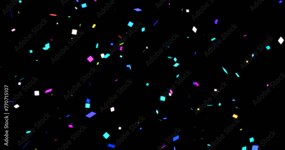 Colorful simple yet trendy happy birthday party burst celebration ...