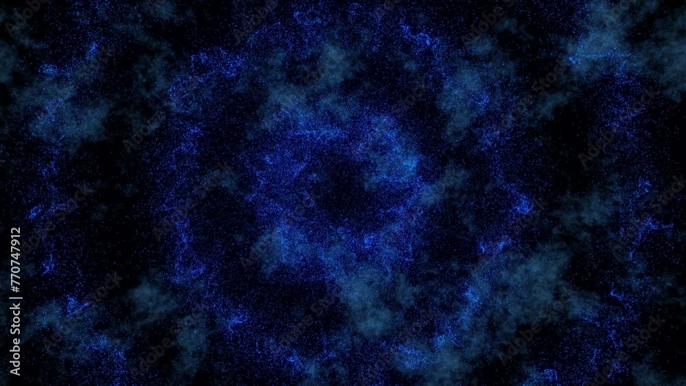 Abstract background loop energy field. Abstract blue circular form. 3D ...