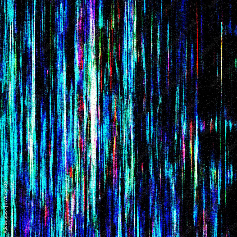 VHS glitch texture. Techno glitch style backdrop. Glitched banner with ...