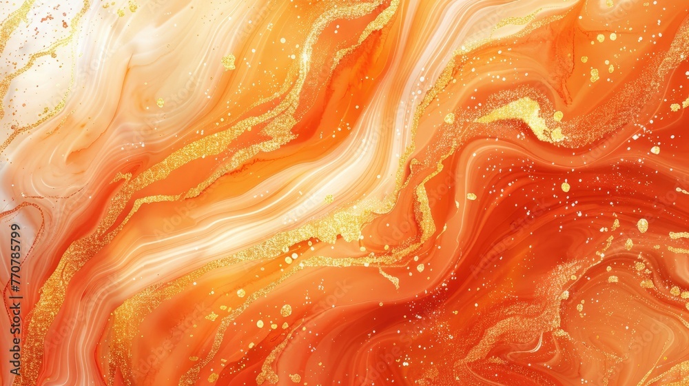 orange and gold marble texture background. marble texture background ...