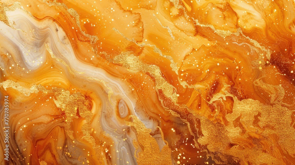 orange and gold marble texture background. marble texture background ...