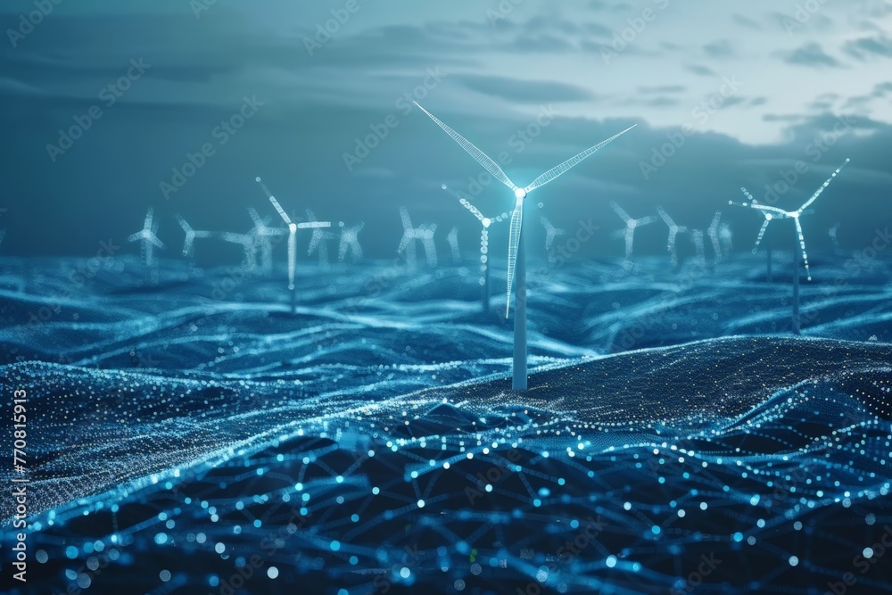 Innovative Ai Tools Used For Predicting Renewable Energy Outputs Showcased In A Sleek