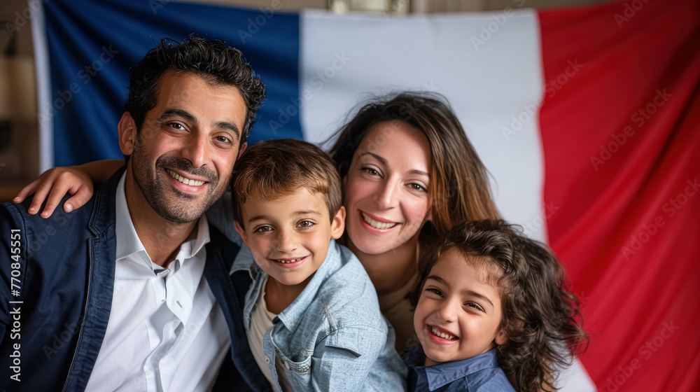 Diversity In French Family With French Mom, French Arab Dad and Their ...