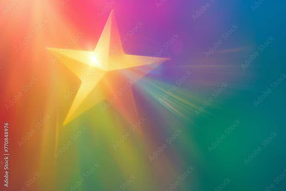 Beautiful colorful rainbow star background images for decorating ...