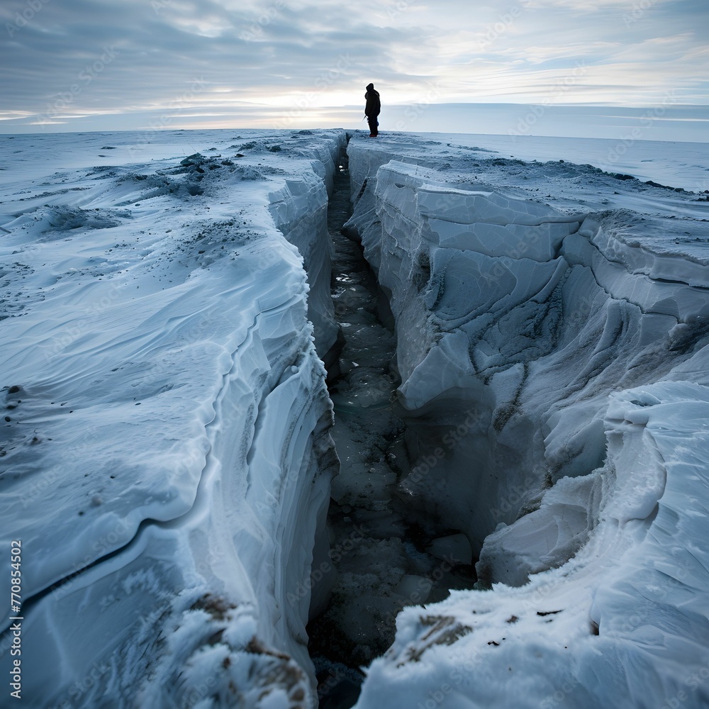 Permafrost melting, ancient viruses, Pandoras box opened Stock ...