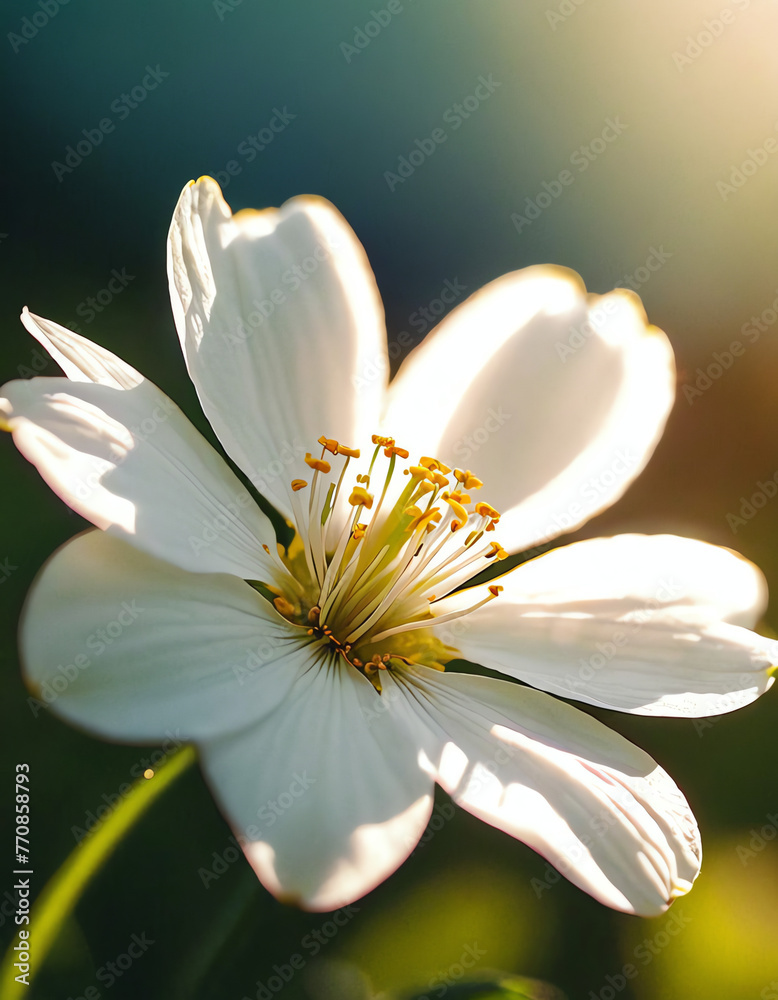 Farewell-To-Spring Flower: Anime-Inspired Macro Art | A close-up, high ...