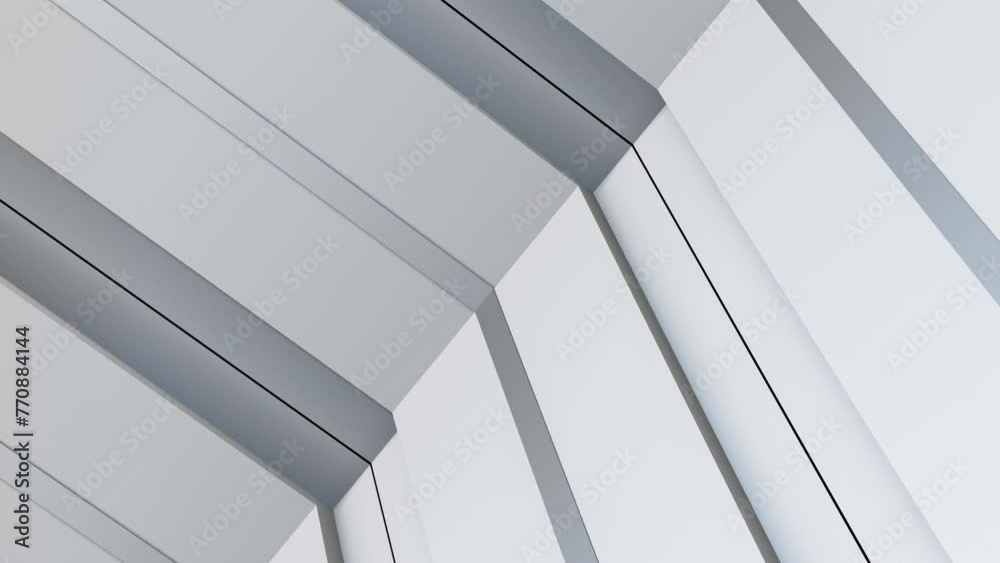 Roof, ceiling and wall corner, the structure is minimalist. Wall and ...