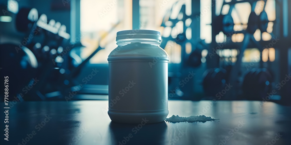 Promoting Sports Nutrition for Bodybuilding: A Mockup Jar of Creatine ...