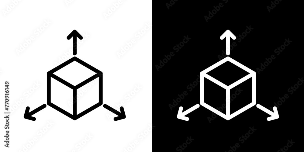 Building Information and 3D Modeling Icons. BIM Architectural Design ...