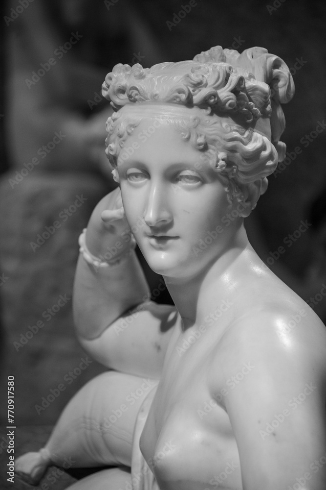 Rome, Italy - August 4th, 2022,: Pauline Bonaparte as Venus Victrix ("Venus Victorious") is a ...