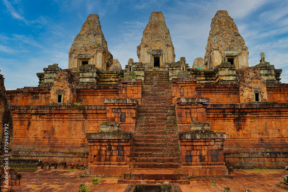 Pre Rup - 10th century classical Khmer pyramid temple complex built by ...